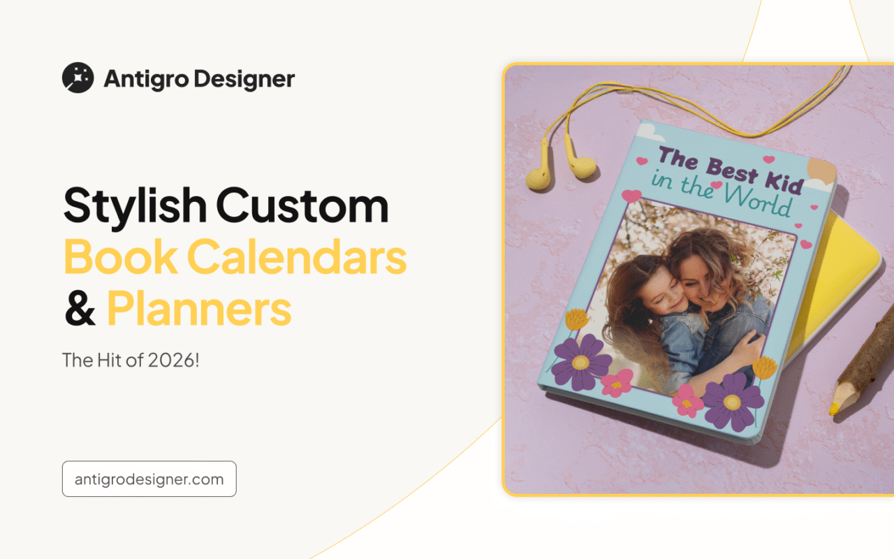Stylish Custom Book Calendars & Planners 2026 Hit